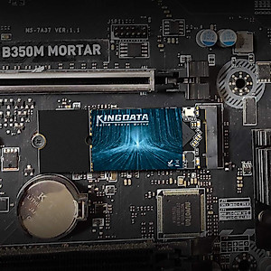 Kingdata SSD M.2 2260 256GB Internal Solid State Drive High-Performance Hard Drive for Desktop Laptop SATA III 6Gb/s (256GB, M.2 2260)