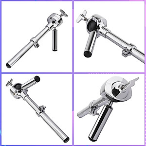 Single Tom Holder Stand Mount Bracket Durable Steel Silver Plated