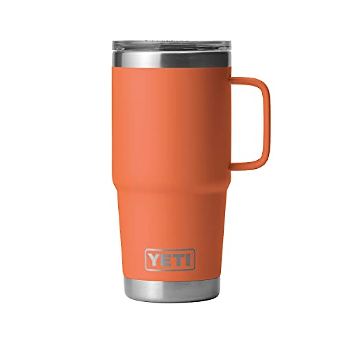YETI Rambler 20 oz Travel Mug, Stainless Steel, Vacuum Insulated with Stronghold Lid, High Desert Clay