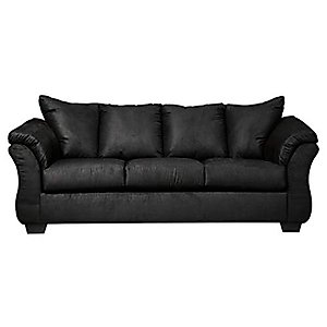 Signature Design by Ashley Darcy Classic Contemporary Sofa, Black