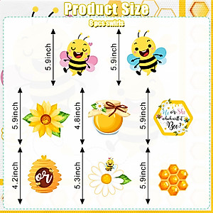 Yingoto 168pcs What Will it Bee Gender Reveal Decorations Tableware Set, Bee Gender Reveal Decorations Include Banner, Plates, Napkins, Tablecloth, Bee Party Decorations for Baby Shower, Serve 25
