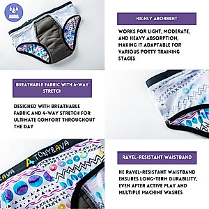 Incontinence Underwear for Girls, Teens & Women with Special Needs – Transitional Briefs for Catheterization, Daytime Leaks & Light Protection | Comfortable & Discreet Alternative to Diaper | M