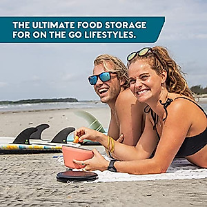 RIGWA Stainless Steel Insulated Food Container - Hot and Cold Insulated Bowl - Vacuum Sealed Containers for Food - Bowls with Lids, 48oz, Pink Coral