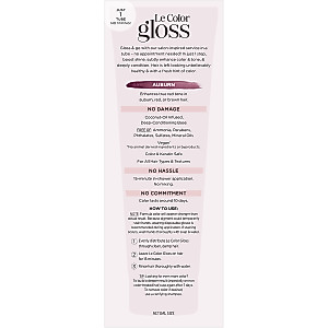 L’Oréal Paris Le Color One Step Toning Hair Gloss, Auburn, 4 Ounce