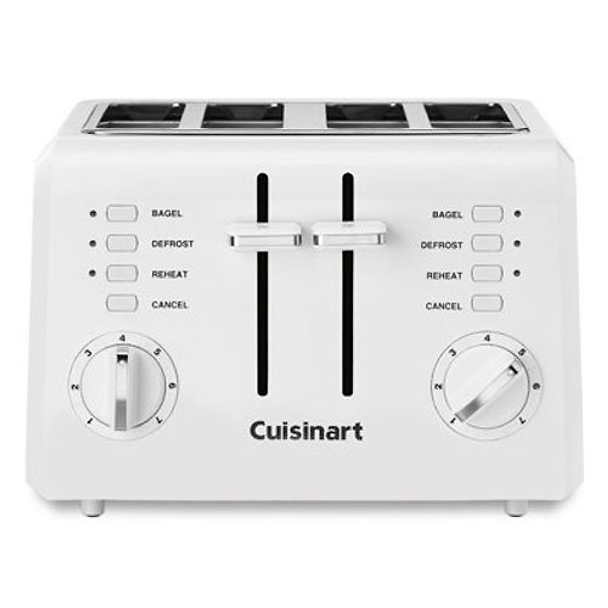 Cuisinart 4-Slice Toaster (CPT-142P1) and Electric Can Opener (CCO-50N) Bundle, White