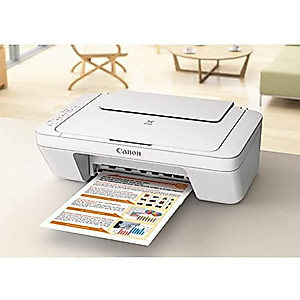 NEEGO Canon PIXMA MG Series All-in-One Color Inkjet Printer, 3-in-1 Print, Scan, and Copy or Home Business Office, Up to 4800 x 600 Resolution, Auto Scan Mode, with 6 ft Cable