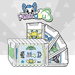 ABUniverse PeekABU Adult Diapers - Pack of 10 (Medium)
