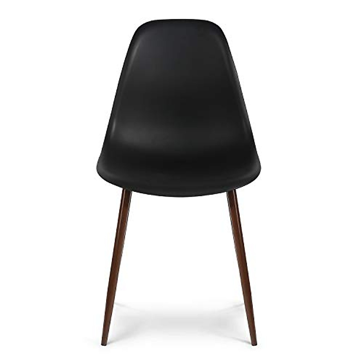 Poly and Bark Landon Sculpted Dining Chair in Black (Set of 4)