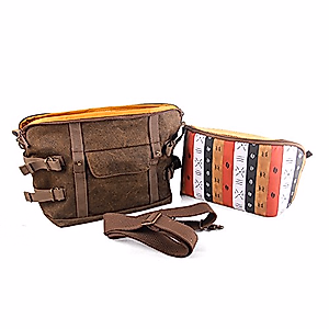 National Geographic Africa Camera Bag Midi Satchel, Brown (NG A2140)