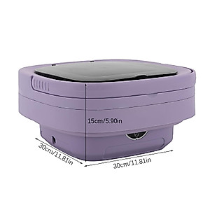 Portable Mini Waher Machine 11L Small Washing Machine, Portable Washing Machine Deep Cleaning of Underwear, Baby Clothes and Small Clothes, Foldable, Perfect for Outdoor Travel, Camping, RV to Use