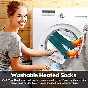 Electric Heated Socks Rechargebale Battery Powered Heating Socks for Men Women,Winter Thermal Insulated Thick Sox Kit for Chronically Cold Feet,Novelty Sports Hunting Hiking Skiing Foot Warmer Socks