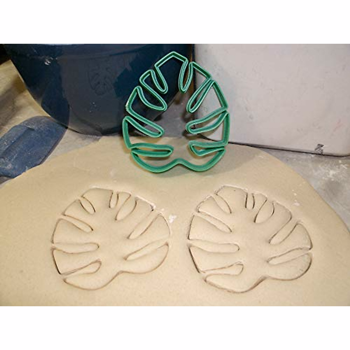 MONSTERA LEAF TROPICAL FLOWERING PLANT OUTLINE COOKIE CUTTER MADE IN USA PR2158