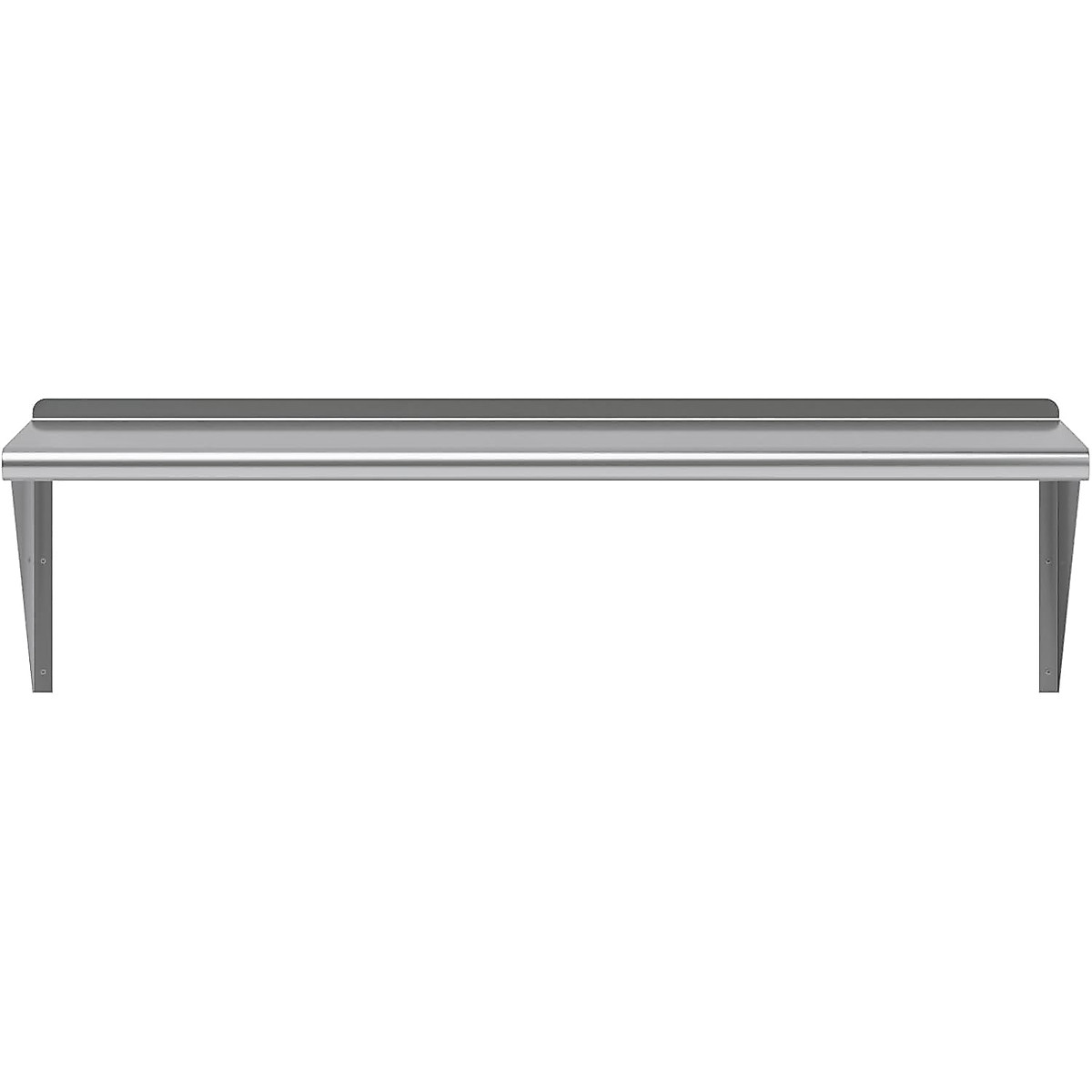 KPS Heavy Duty Stainless Steel Wall Mount Shelf 16 x 48 - NSF