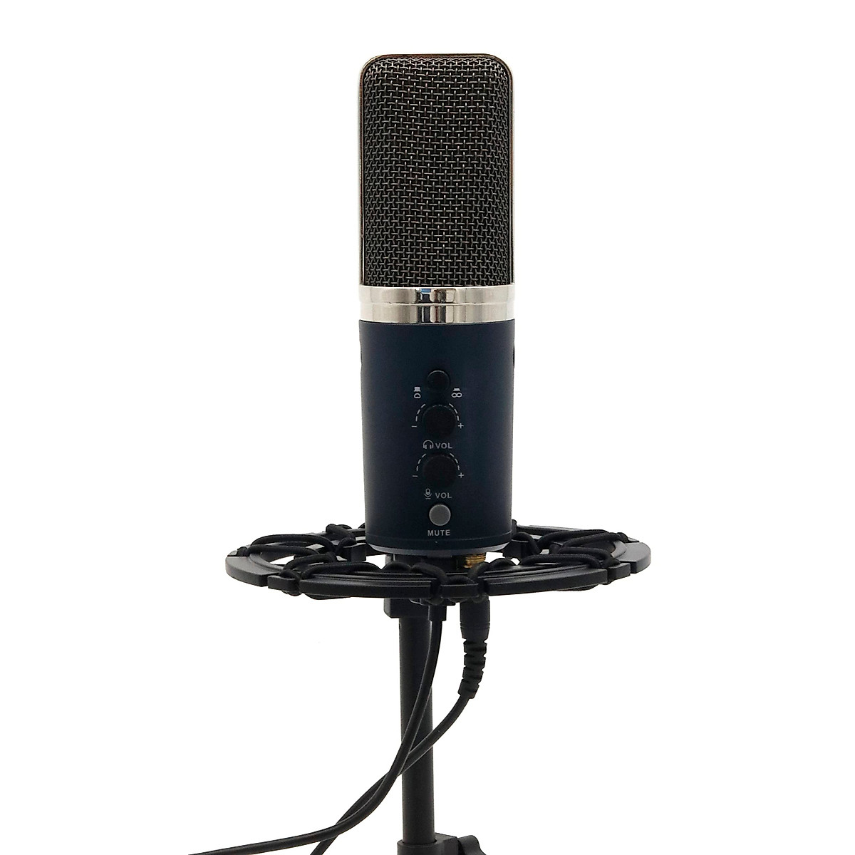 Suuntok Shock Mount Compatible With Blue Yeti, Blue Yeti X, Nano, and Blue Snowball Microphones -Black