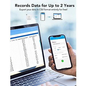 Govee WiFi Temperature Sensor H5179, Smart Hygrometer Thermometer with App Notification, 2 Years Data Storage Export, Remote Monitor for Room Greenhouse Incubator Wine Cellar, 2 Pack