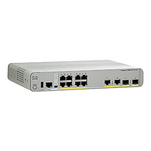 Cisco Catalyst 2960CX-8TC-L Network Switch, 8 Gigabit Ethernet Ports, 2 1G SFP and 2 1G Copper Uplinks, Enhanced Limited (WS-C2960CX-8TC-L)