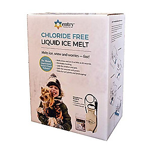 Branch Creek Entry Chloride-Free, Non-Toxic Liquid Ice Melt and Manual Pump Sprayer Bundle - Quick, Clean and Optimal Application–for Entrances and Sidewalks of Residential Properties (0.5 Gallon)