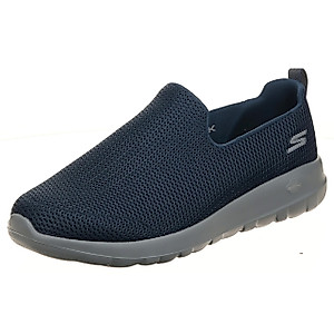 Skechers Men's Go Max-Athletic Air Mesh Slip on Walking Shoe Sneaker, Navy/Gray, 8.5