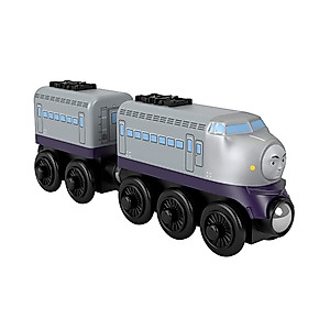 Thomas & Friends Wood Kenji push-along train engine for toddlers and preschool kids ages 2 years and up
