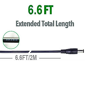 MinaLu 6V Baby Swing Power Cord for Fisher-Price Cradle Swing, Rainforest Cradle Swing, Butterfly Ocean Wonders Power Supply