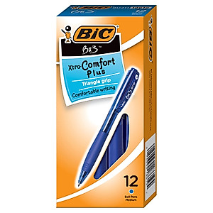 BIC Ballpoint Retractable Pens (BU311BE), Blue
