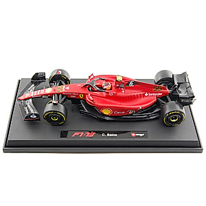 Bburago F1 Ferrari #55 Carlos Sainz 2022 1/18 Diecast Model Car 16811