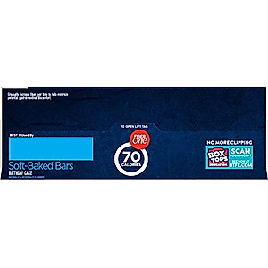 Fiber One 70 Calorie Soft-Baked Bars, Birthday Cake, Snack Bars, 12 ct
