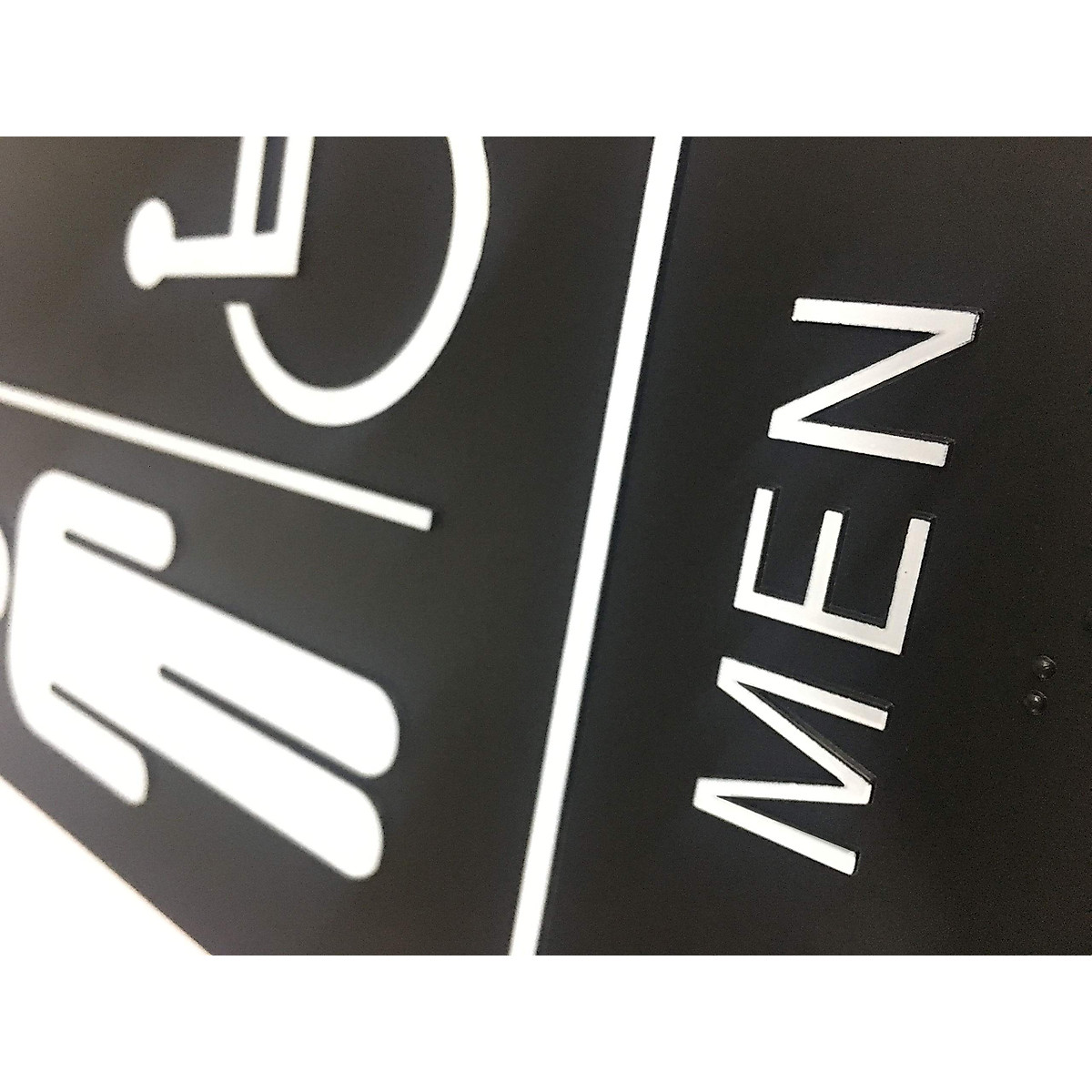 Focus Sign ADA Men Handicap Accessible with 3M TAPES