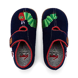 See Kai Run Cruz II - Easy-On Felted Wool Slippers for Little Kids - Hungry Caterpillar, Toddler 7