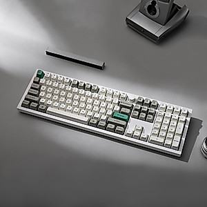 Keychron Q6 Max QMK/VIA Bluetooth Wireless /2.4 GHz/USB-C Wired Custom Mechanical Keyboard, Full Size Programmable Knob RGB Backlit Hot-Swappable Gateron Red Switch for Mac Windows Linux - White