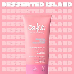 Cake Beauty Desserted Island Glowing Shower Wash (Froth), 7 Ounce