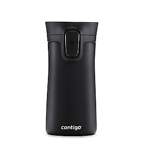 Contigo Pinnacle Vacuum-Insulated Stainless Steel Travel Mug with AUTOSEAL Lid, 10oz Black