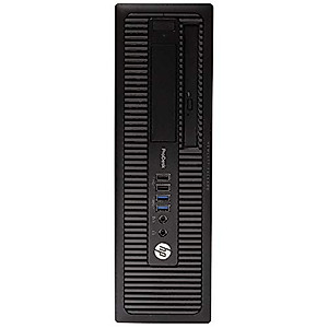 HP ProDesk 600G1 Desktop Computer PC, Intel i5 Quad Core Gen 4, 16GB DDR3 RAM, 4TB HDD Hard Drive, 1080p Webcam, New 23.6" FHD LED Monitor, RGB Keyboard and Mouse, Win 10 Pro (Renewed)