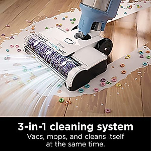 Shark WD201 HydroVac Cordless Pro XL 3-in-1 Vacuum, Mop & Self-Cleaning System with Antimicrobial Brushroll* & Solution for Multi-Surface Cleaning, for Hardwood, Tile, Marble & Area Rugs, Pure Water