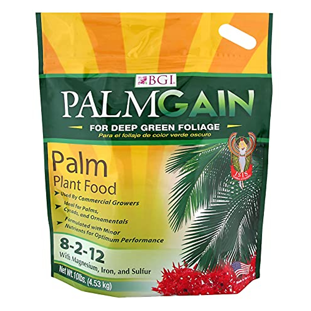 BGI PALMGAIN 10lb Bag Palm Tree Fertilizer, Ferns, Cycads, Ixora