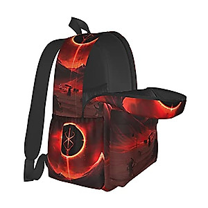 Anime Berserk Backpack 3d Anime Bookbag Large Capacity Laptop Backpacks Lightweight School Bag For College Students Travel Girls Boys