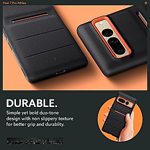 Caseology Athlex for Google Pixel 7 Pro Case, Military Grade Drop Tested Case with Integrated Grip - Active Orange