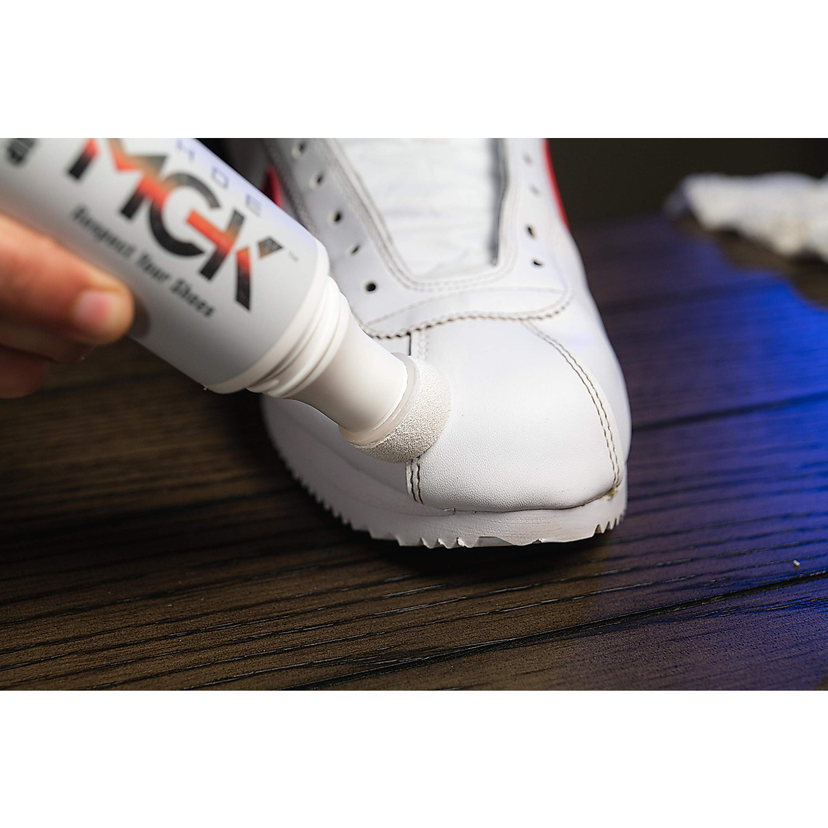 Shoe MGK MVP Sneaker Cleaner Kit - Cleaner & Conditioner, Water & Stain Repellent, White Touch-Up, with Shoe Brush to Clean and Whiten Leather, Canvas, Fabric Shoes