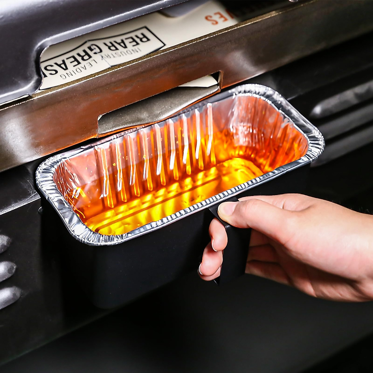 Uniflasy Griddle Grease Catcher Drip Cup with 𝟮𝟬𝗣𝗰 Grease Cup Liners for Blackstone 17, 22, 28, 30,36 inch, Grease Tray Cup Accessories for Blackstone Griddle, Drip Pans for Blackstone