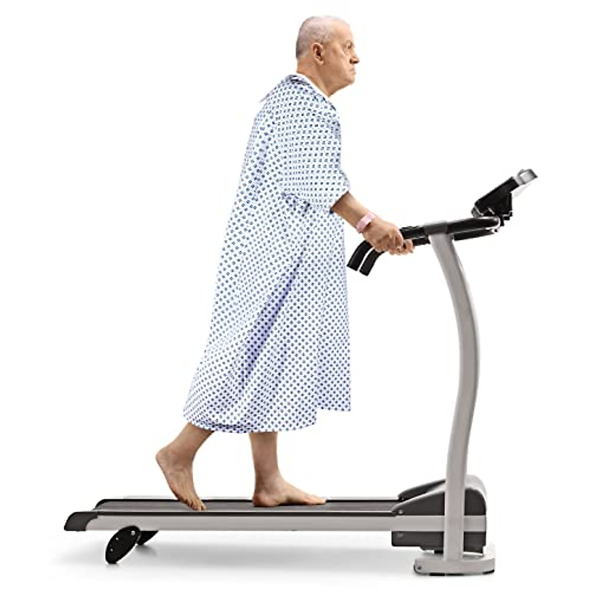 Wrinkle-Free Patient Gown - Fine Cotton Blend - Soft and Comfortable Fabric - Back Front Tie - Fit Easily Up to 2XL Size - Multipurpose Hospital Gown for Men and Women - Reusable and Washable -4 Pack