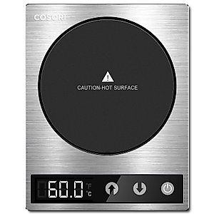 COSORI Mug Warmer & Coffee Cup Warmer for Desk, Digital Temp Control (from 77°F–230°F), LED Display, Waterproof Design, Coffee Gift