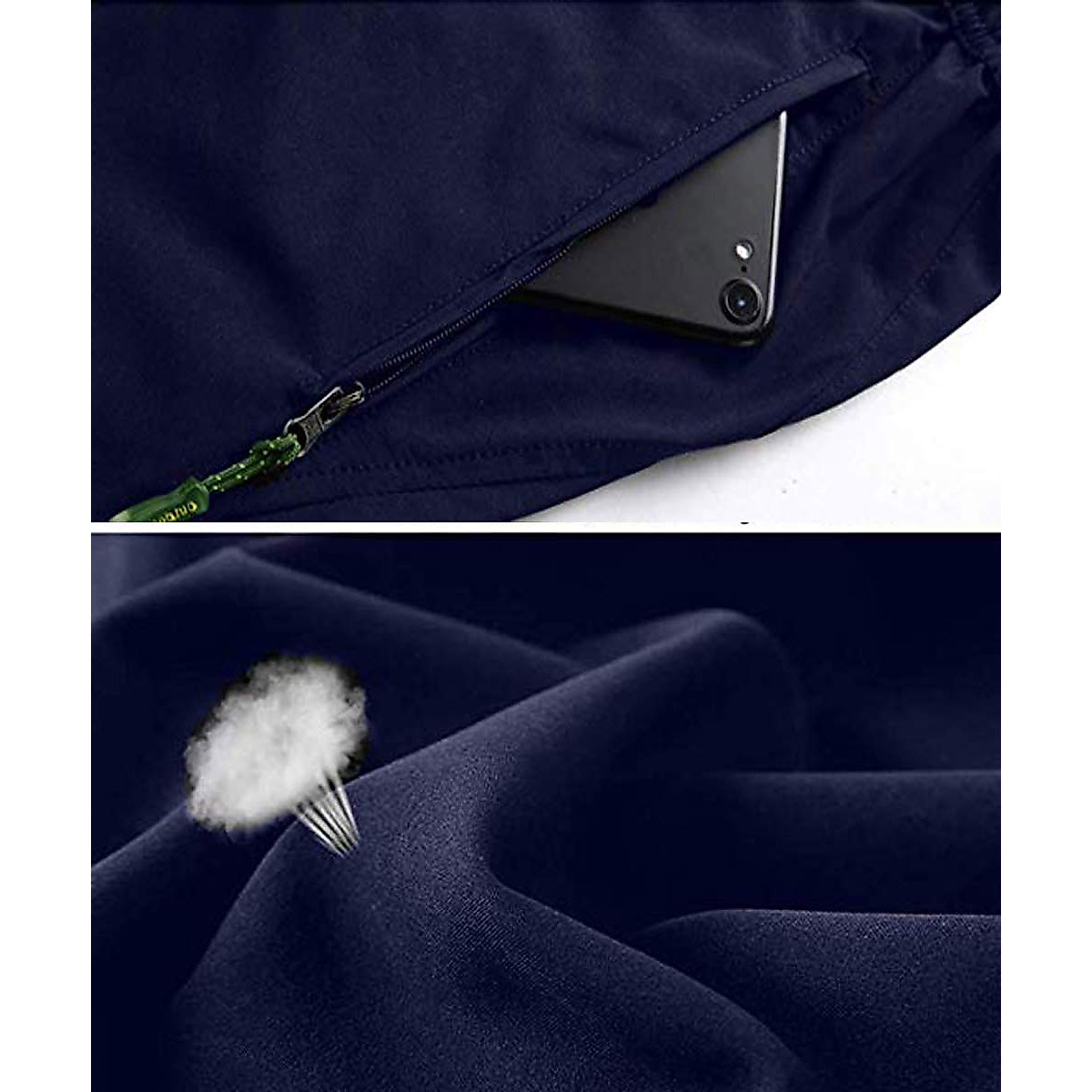 JINSHI Men's Outdoor Quick Dry Lightweight Sports Hiking, 02 Blue, Size Large