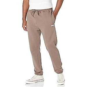 Spalding Mens Fundamental French Terry Jogger, Iron, Large