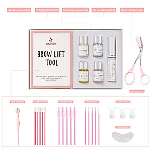 ICONSIGN Brow Lamination Kit, Professional Semi-Permanent Eyebrow lift Kit, Fuller & Thicker Brows Long Lasting up to 8 weeks, Suitable for Salon & Home Use