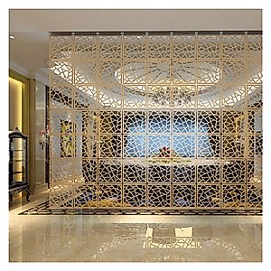 DIY Room Divider, Hanging Decorative Panel Screens, 16 PCS Partition Wall Separator for Bedroom Sitting Room Office Shop, 11.4" X 11.4"