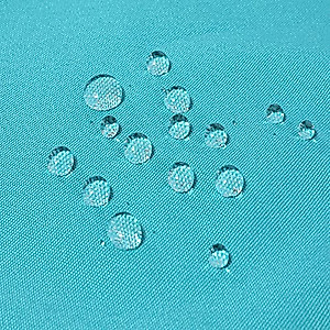 ACCREST Sun Shade Sail Waterproof 6.5'×6.5'×6.5' Triangle Shade Sail UV Block Canopy Awning for Patio Backyard Lawn Garden Outdoor Activities，Lake Blue