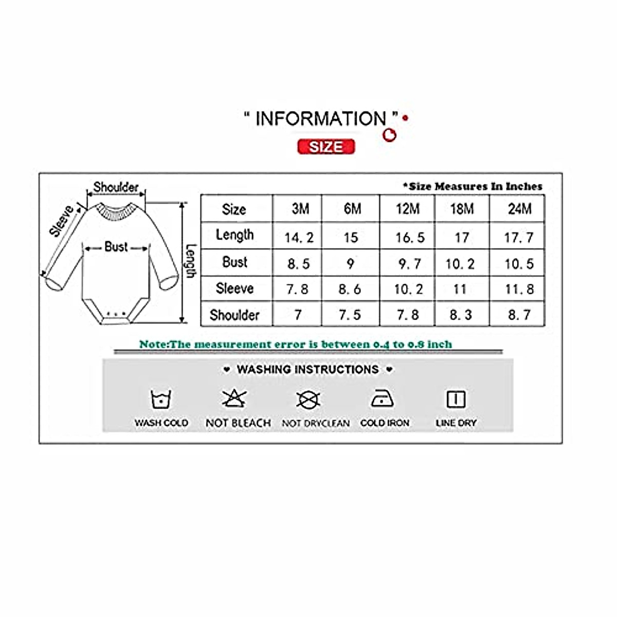 Grandma Onesie Long Sleeve White Funny Infant Body Suits I Love My Great Grandma And Grandpa Baby Girls Jumpsuit 3-6 Month