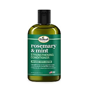 Difeel Rosemary and Mint Hair Strengthening Conditioner with Biotin 12 oz. - Made with Natural Rosemary Oil for Hair Growth