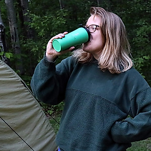 Aquapelli Vacuum Insulated Travel Coffee Mug, 16 ounces, Grape Purple