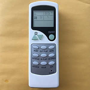 Replacement for QUIETSIDE HRRM Air Conditioner Remote Control Model Number: ZHF/LW-17-1 ZHF/LW-17 ZCF/LW-17-1 ZCF/LW-17 ZHF/LW-17-2 Works for AC Model KFR-51GW/GX1A.